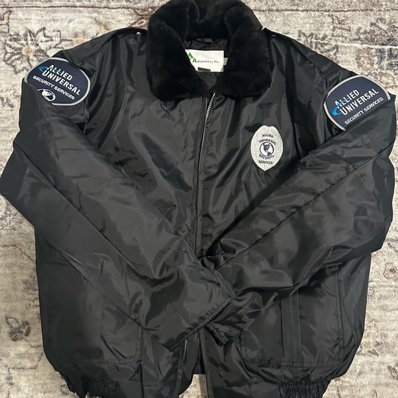 Universal | Jackets & Coats | Allied Universal Security Services Black ...